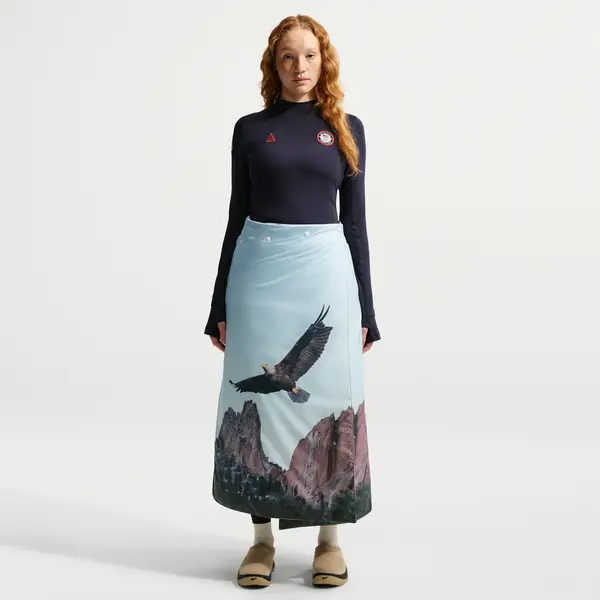 Nike Usa Therma-fit Adv Reversible Skirt - Grey