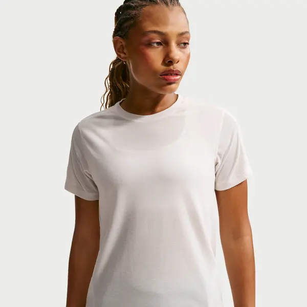 Nike Dri-fit Short-sleeve Trail Running Top - Grey