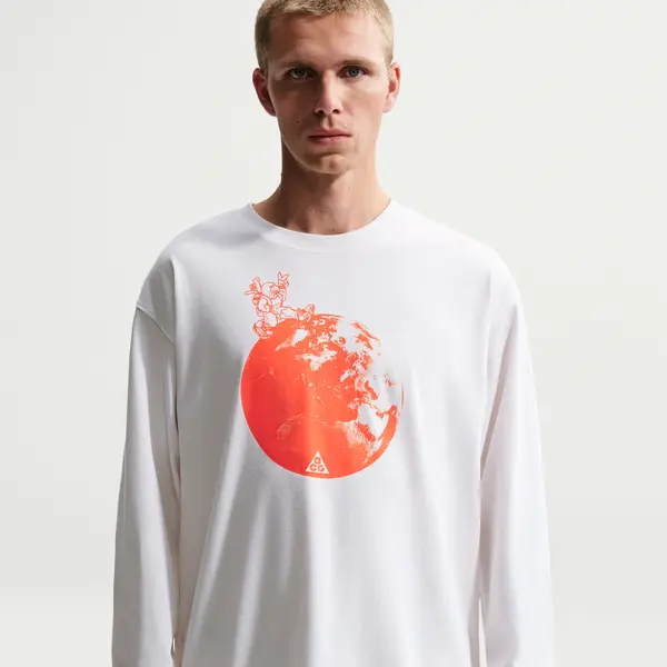 Nike Usa Dri-fit Long-sleeve T-shirt - Grey