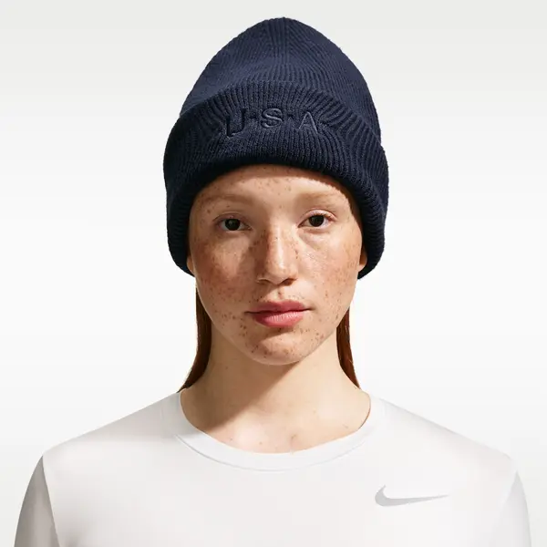 Nike Usa Peak Beanie - Blue