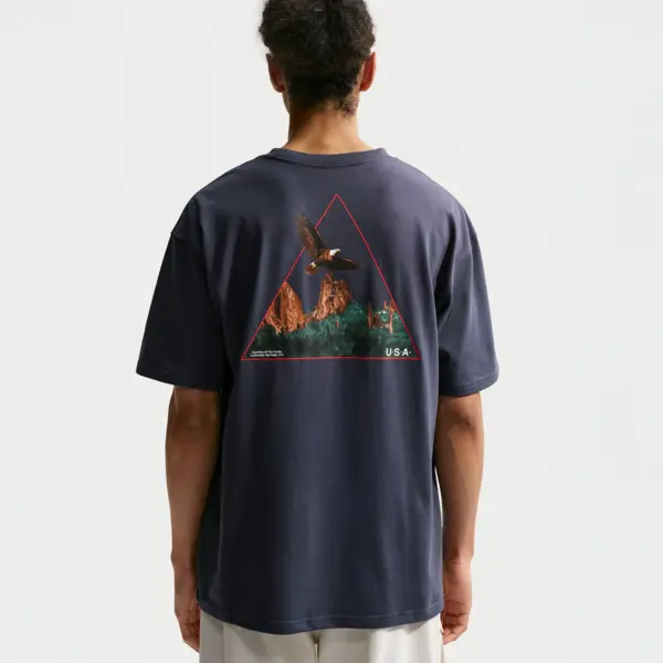 Nike Usa Dri-fit Short-sleeve T-shirt - Blue