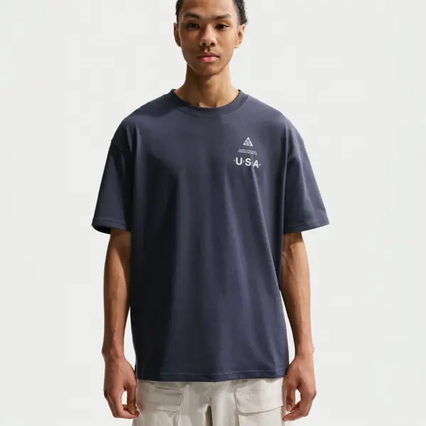 Nike Usa Dri-fit Short-sleeve T-shirt - Blue