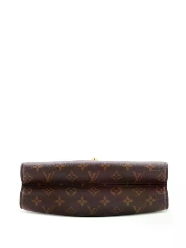 LOUIS VUITTON Victoire Handbag Monogram Canvas Shoulder Bag - Brown