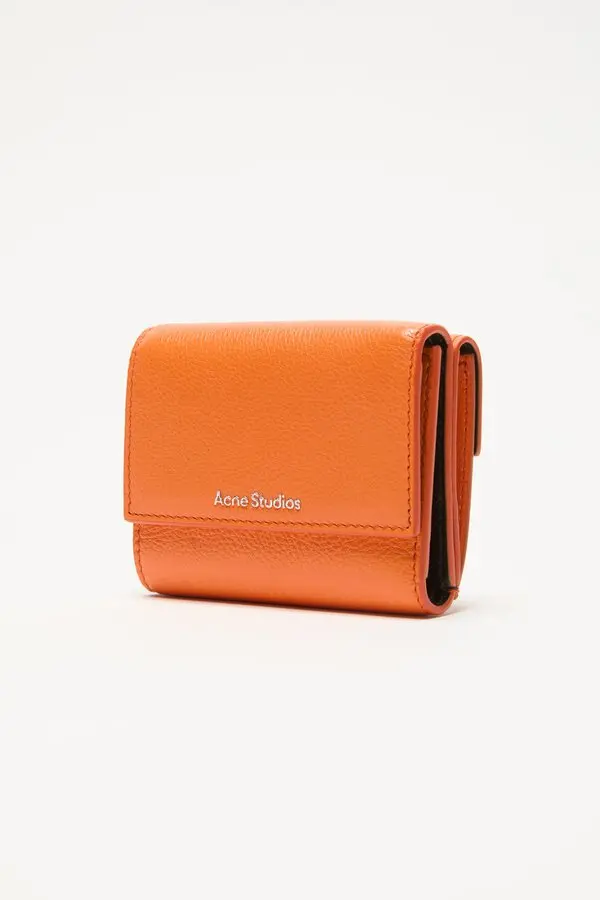 Acne Studios Trifold Leather Wallet