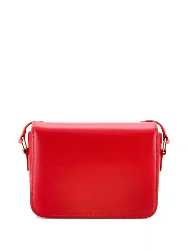 Celine Triomphe Smooth Calfskin Teen Shoulder Bag - Red