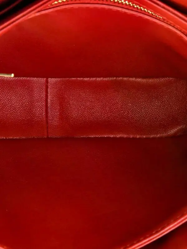 Celine Triomphe Smooth Calfskin Teen Shoulder Bag - Red