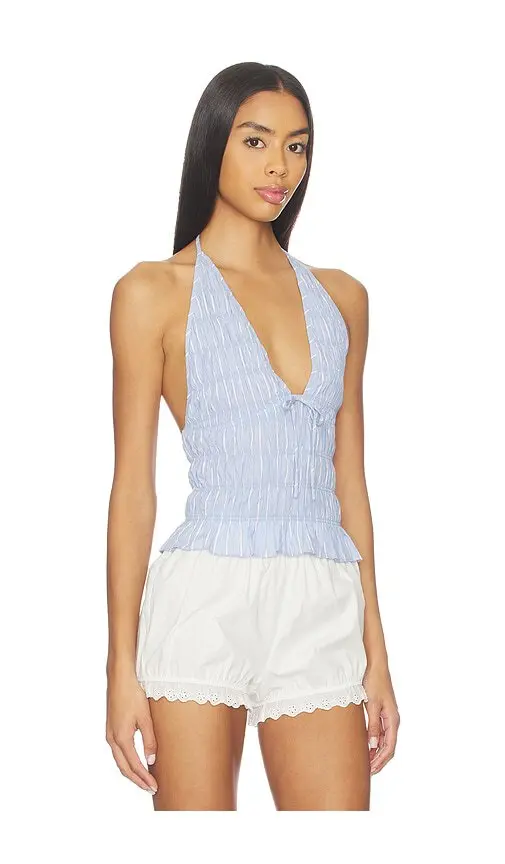 NIA Chandler Top - Chambray