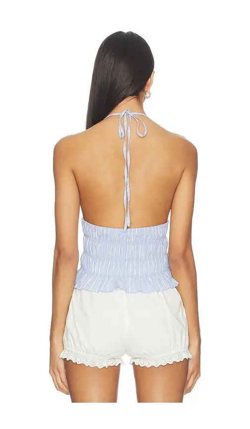 NIA Chandler Top - Chambray