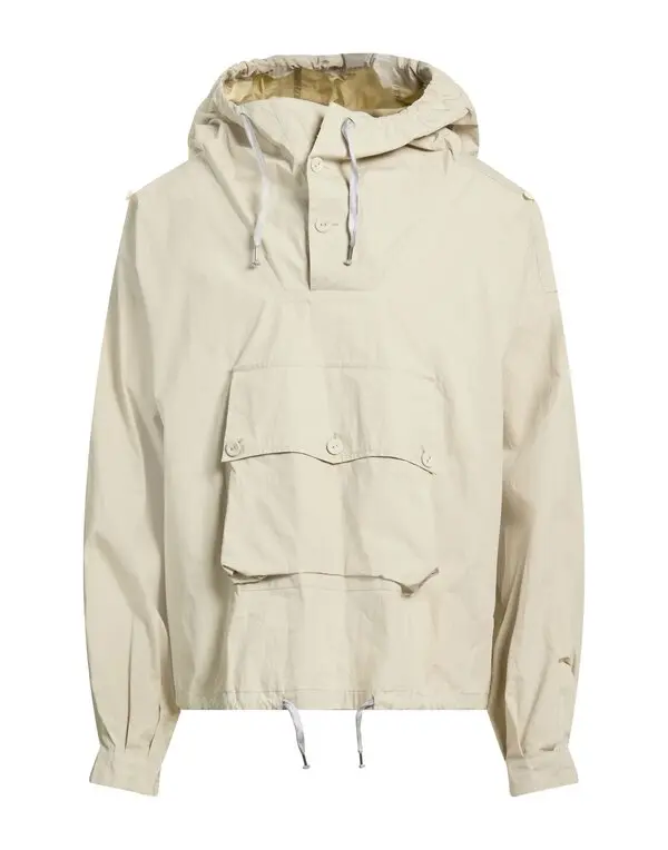 MAISON MARGIELA Cotton Hooded Jacket - Beige
