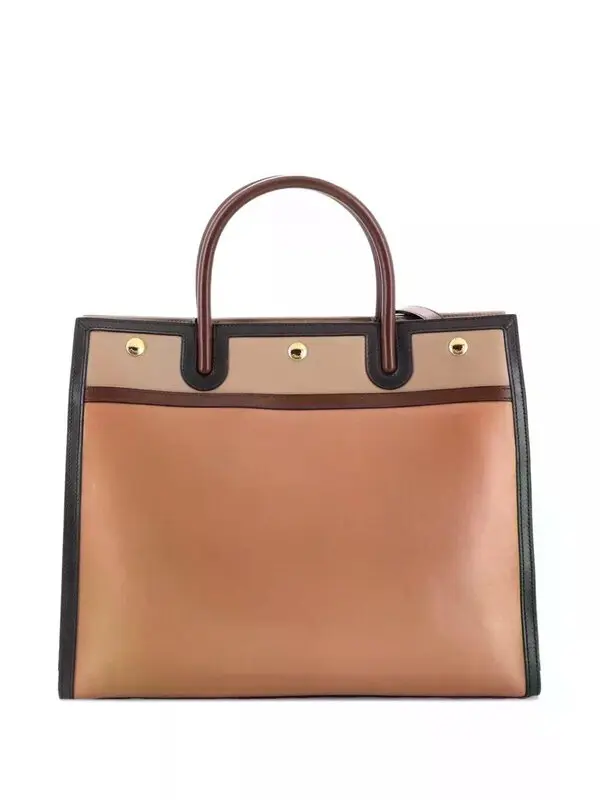 Burberry Medium Leather Tote Bag