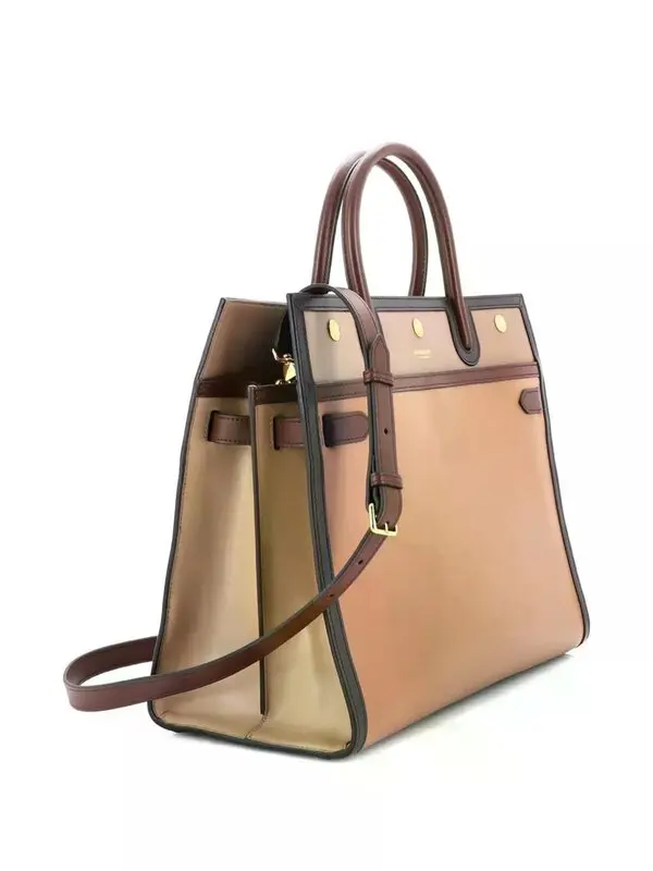 Burberry Medium Leather Tote Bag