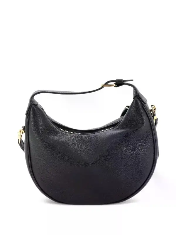 Celine Lulu Leather Teen Hobo Bag - Black