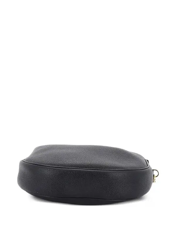 Celine Lulu Leather Teen Hobo Bag - Black