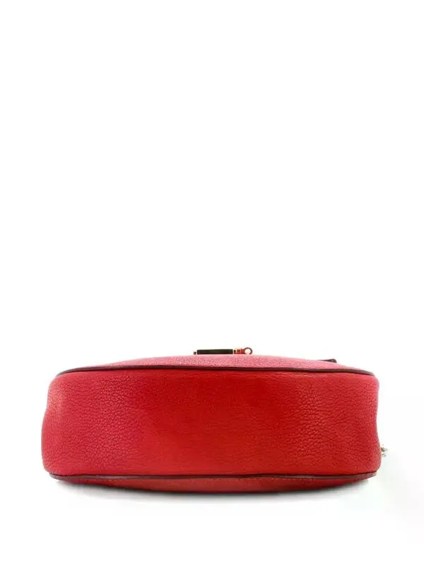Chloé Drew Leather Medium Crossbody Bag - Red