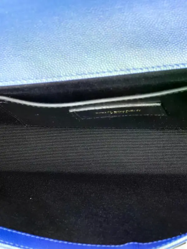 Saint Laurent Classic Monogram Long Clutch Bag - Blue
