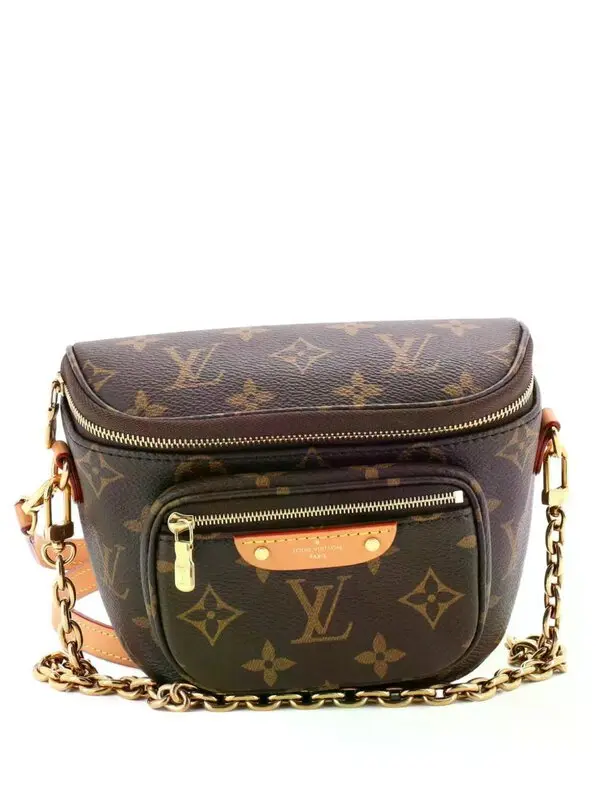 LOUIS VUITTON Bum Bag Monogram Canvas Mini Belt Bag