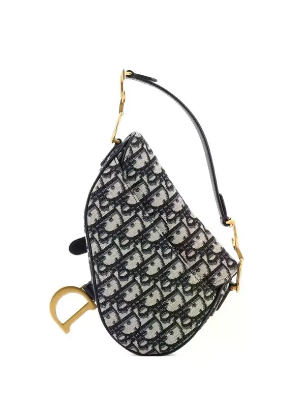 Dior Saddle Handbag Oblique Canvas Mini