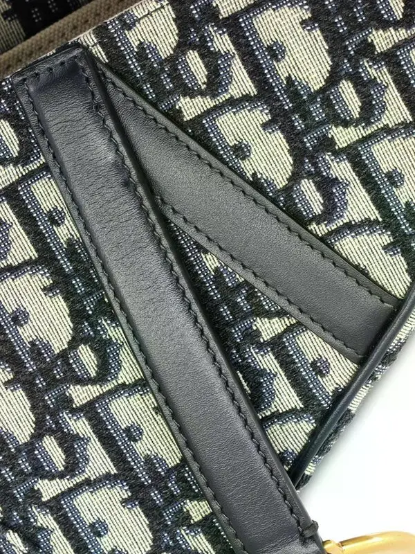 Dior Saddle Handbag Oblique Canvas Mini