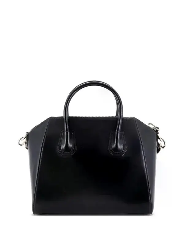 Givenchy Antigona Glazed Leather Small Satchel - Black