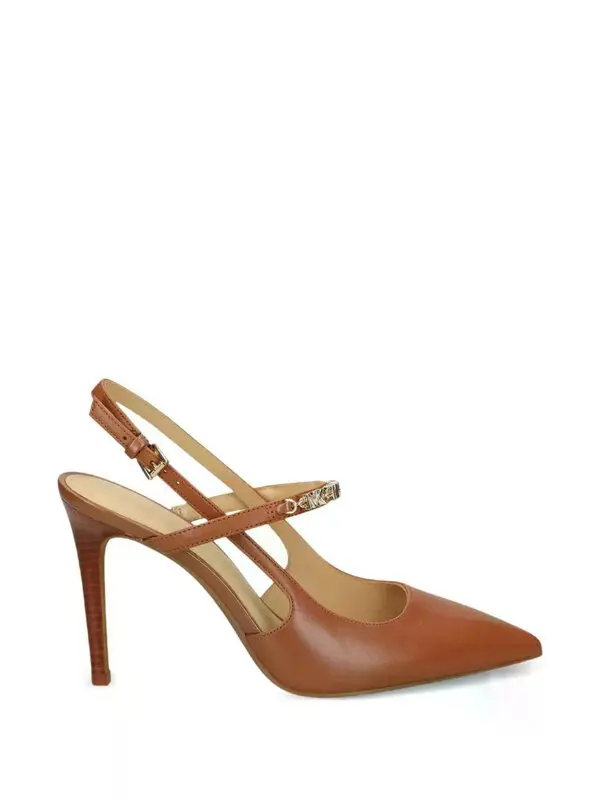 Michael Kors Dina Flex Studded Leather Court Pumps