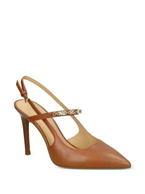 Michael Kors Dina Flex Studded Leather Court Pumps