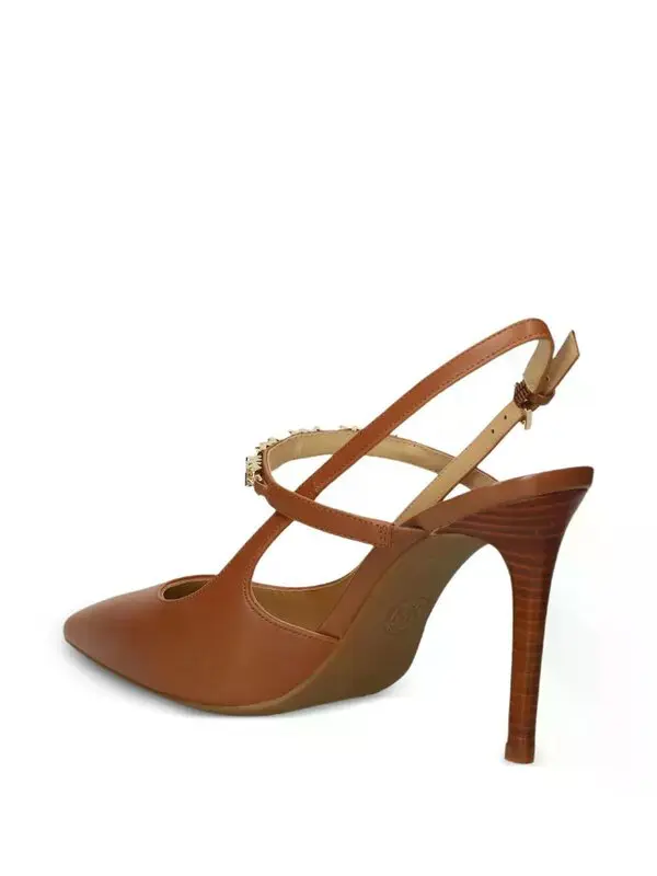 Michael Kors Dina Flex Studded Leather Court Pumps