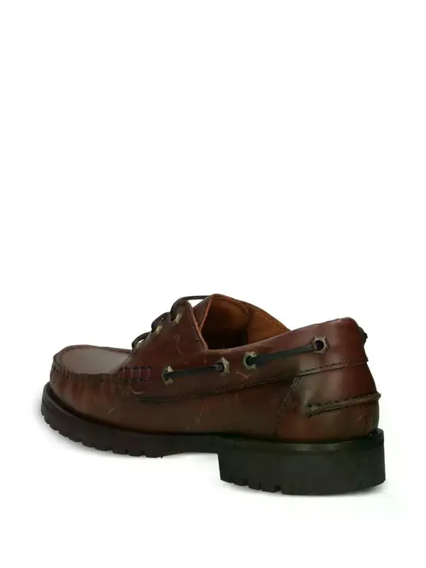 LOTTUSSE Lace-up Leather Loafers