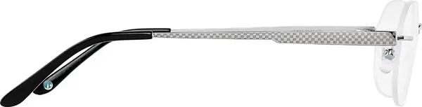 Zenni Lightweight Geometric Rimless Titanium Glasses