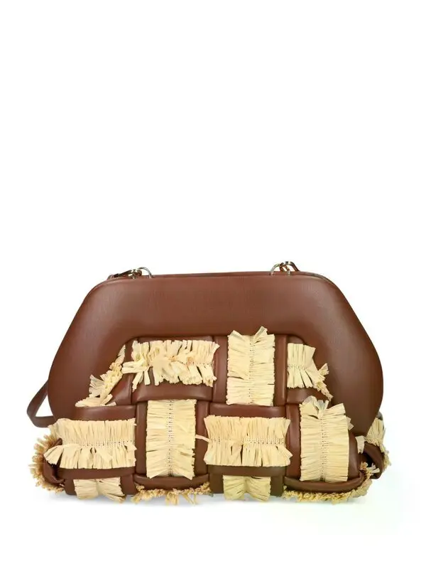 THEMOIRE Raffia Satchel Crossbody Bag