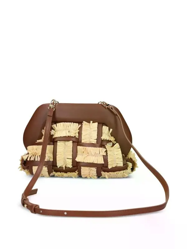 THEMOIRE Raffia Satchel Crossbody Bag