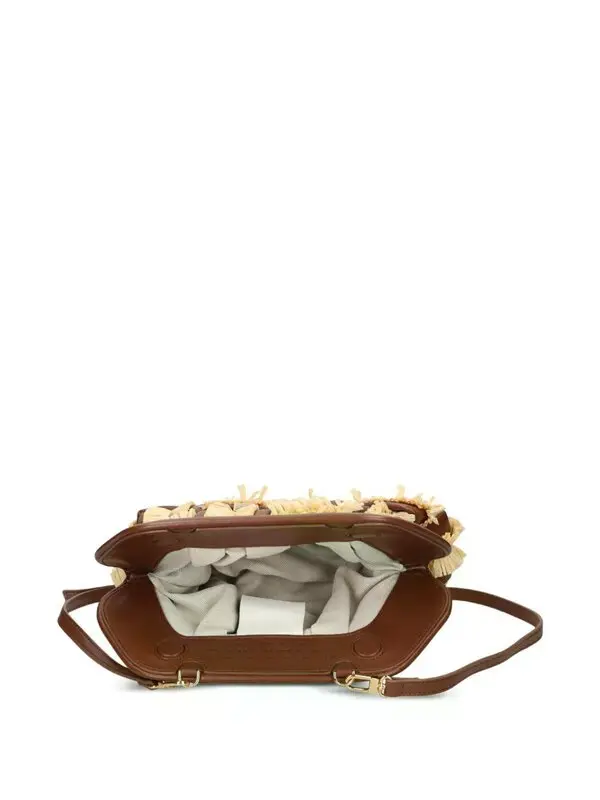 THEMOIRE Raffia Satchel Crossbody Bag
