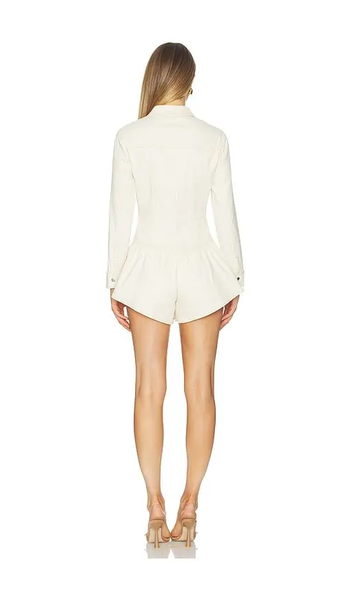 Saylor Rhea Romper - Ivory