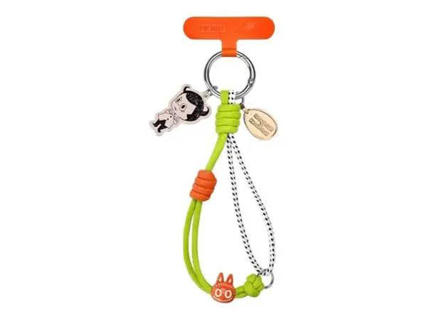 POP MART Phone Charm The Monsters Labubu 10th Anniversary Series Yaya - Multicolor