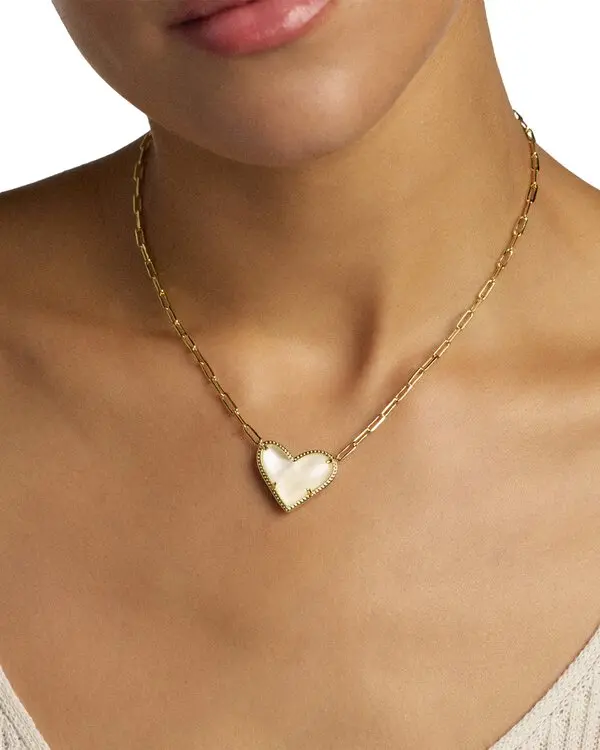 Kendra Scott Ari Heart Statement Pendant Necklace