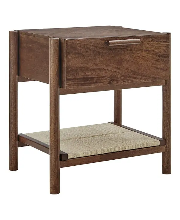 MODWAY Oswin 1-drawer Wood Nightstand