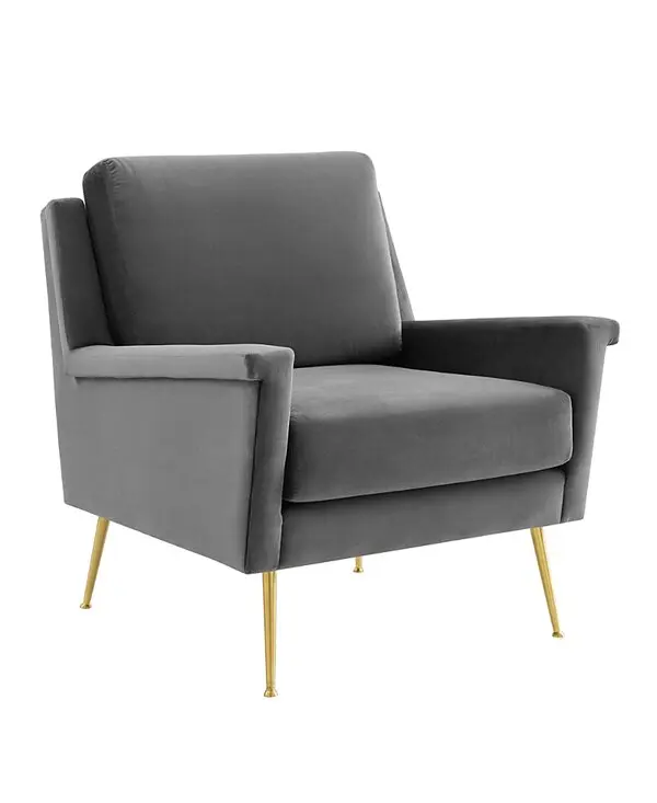 MODWAY Chesapeake Performance Velvet Armchair