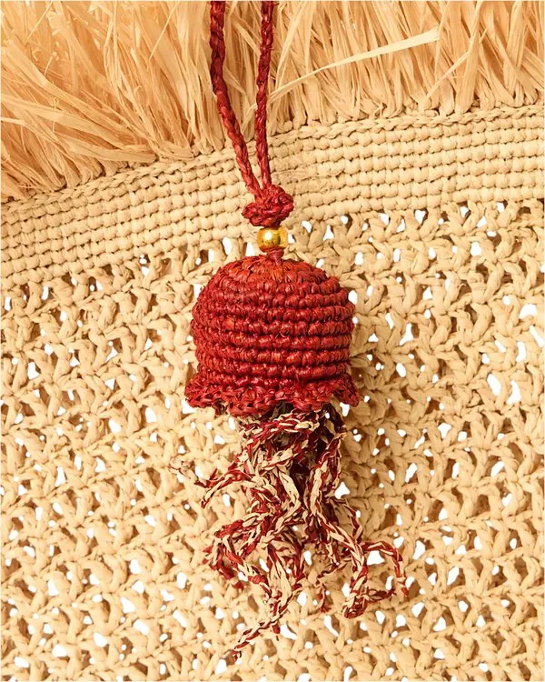 BTB LOS ANGELES Raffia Jellyfish Bag Charm - Multi