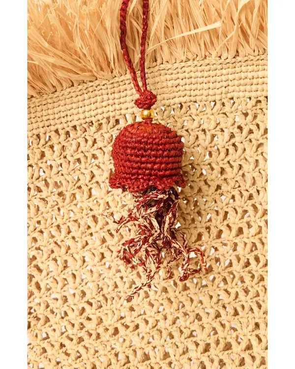 BTB LOS ANGELES Raffia Jellyfish Bag Charm - Multi
