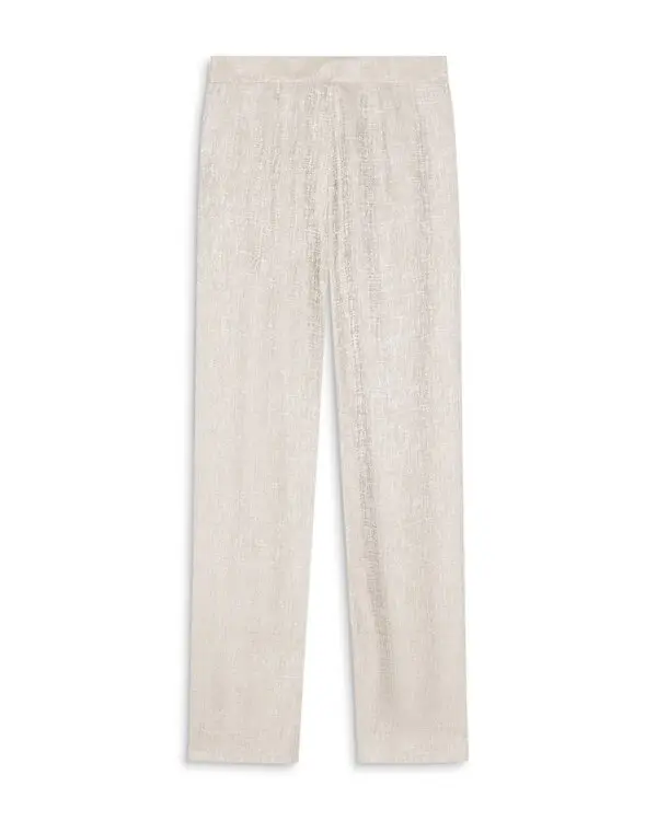 Emporio Armani Textured Jacquard Pants