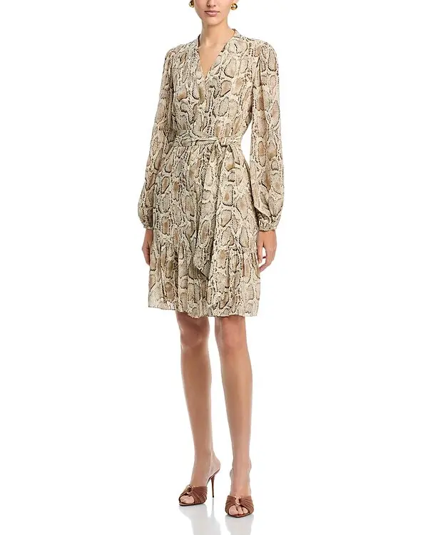 Kobi Halperin Samara Printed Dress - Ecru Multi