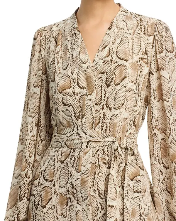Kobi Halperin Samara Printed Dress - Ecru Multi