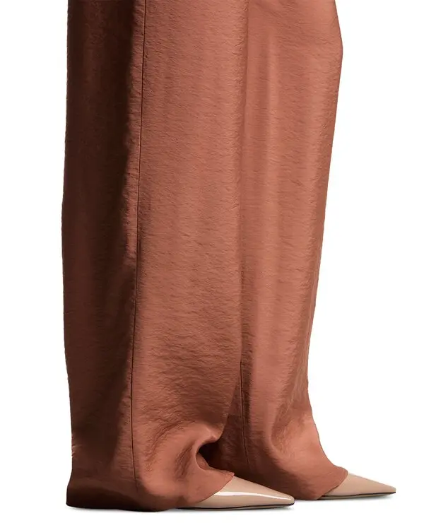 Emporio Armani Textured Straight Leg Pants
