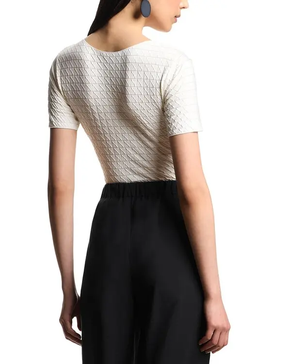 Emporio Armani Geometric Jacquard Top