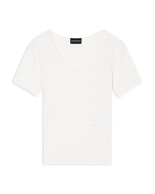 Emporio Armani Geometric Jacquard Top