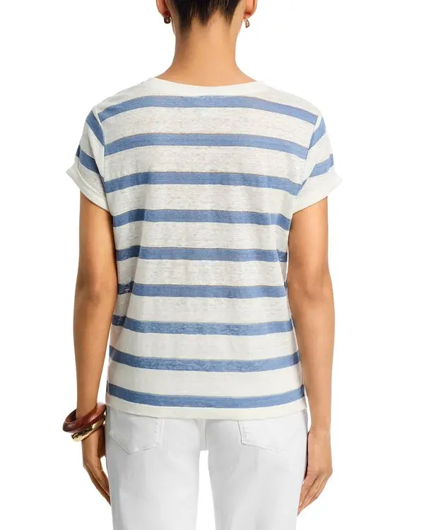 Kobi Halperin Kendall Knit Top - Blue/ivory