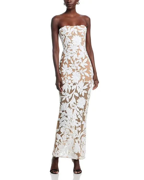 BRONX AND BRONCO Dahlia Strapless Maxi Dress