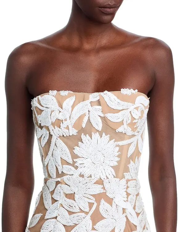 BRONX AND BRONCO Dahlia Strapless Maxi Dress