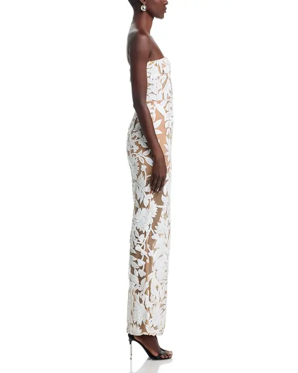 BRONX AND BRONCO Dahlia Strapless Maxi Dress