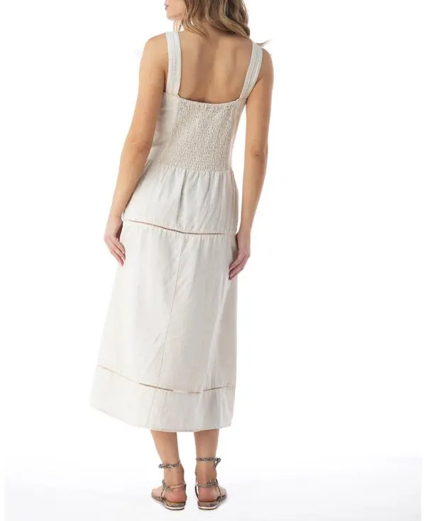 Heaven Mirabel Lightweight Smocked Midi Dress