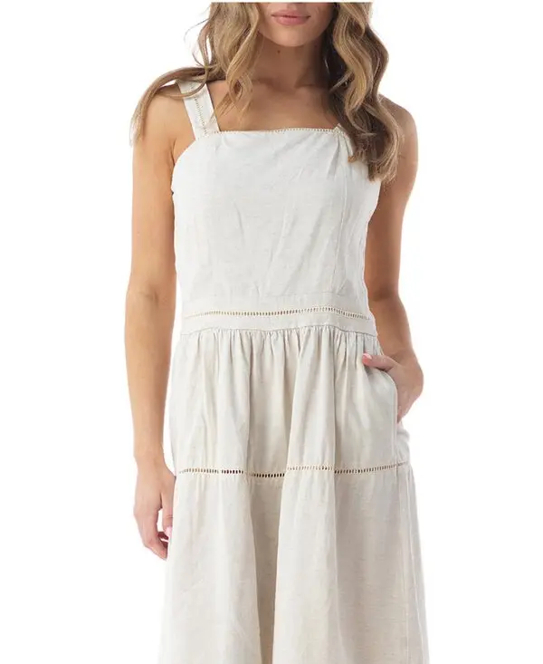 Heaven Mirabel Lightweight Smocked Midi Dress